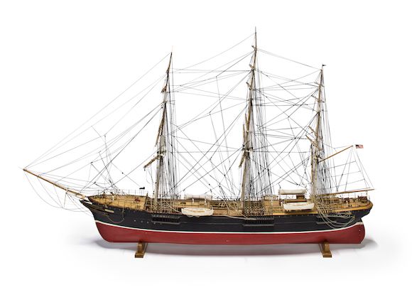 Bonhams : A static display model of the British clipper ship Torrens ...
