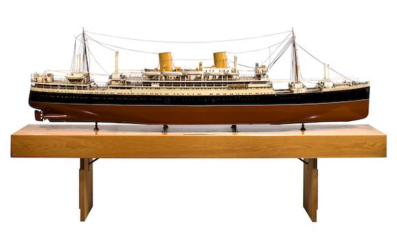Bonhams : A builders' model of the R.M.S. Rangitiki for the New Zealand ...