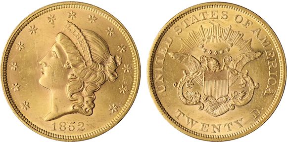 Bonhams : 1852 $20