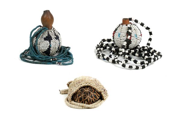 Bonhams : Two Zulu/South Nguni/Transkei Snuff Containers, together with ...