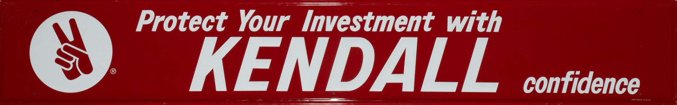 Bonhams Cars : A Kendall oil sign, c.70s,