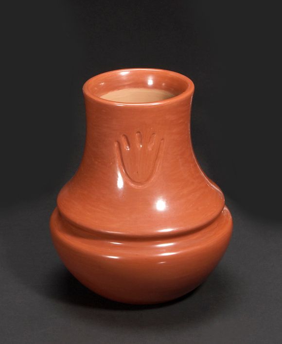 Bonhams : A Santa Clara redware jar