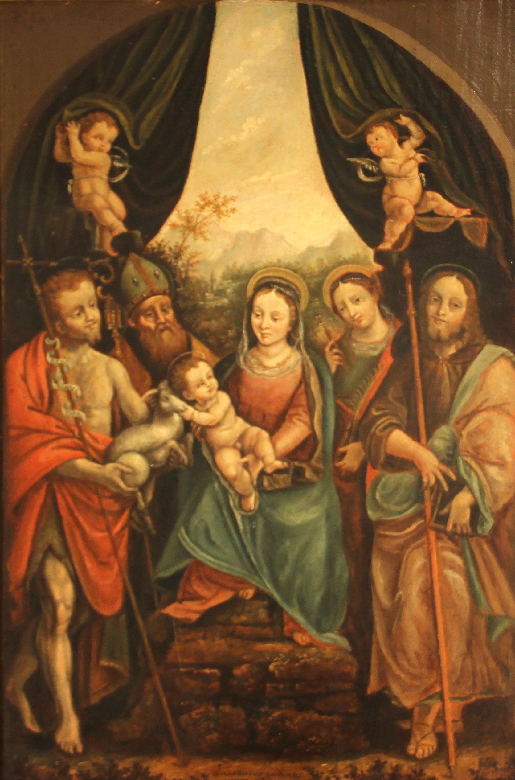 Bonhams : Manner of Bernardino Lanino The Madonna and Christ Child with ...