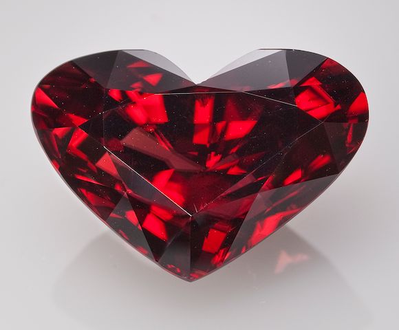Bonhams : Stunning Red Zircon