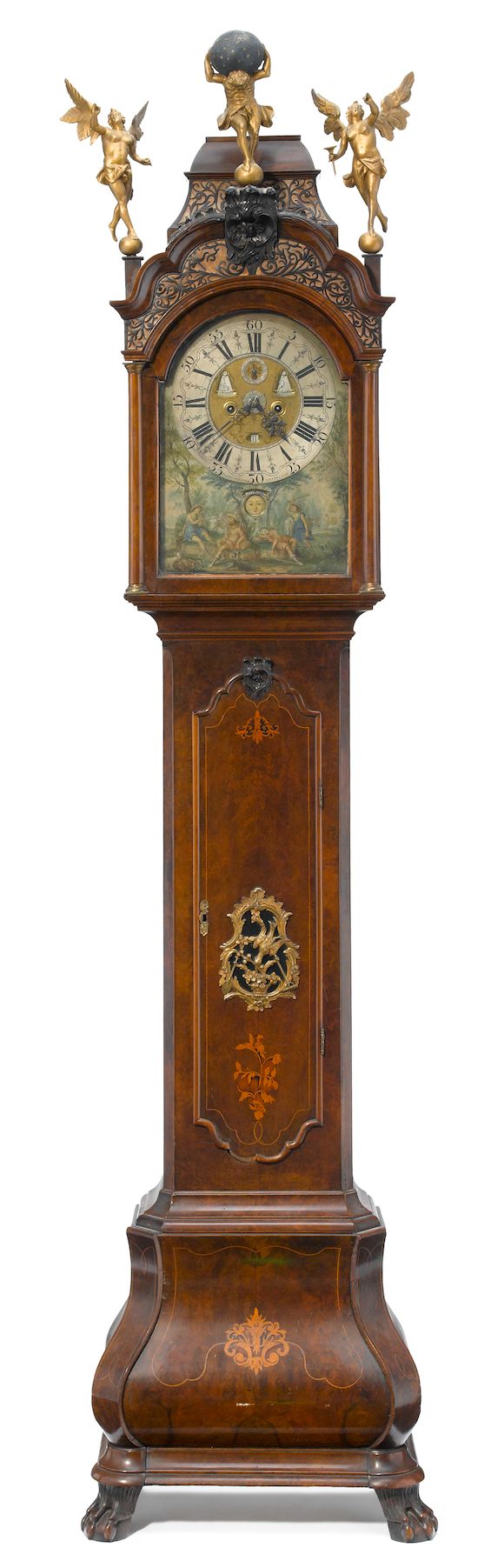 Bonhams : A good Dutch Baroque gilt metal mounted marquetry inlaid ...