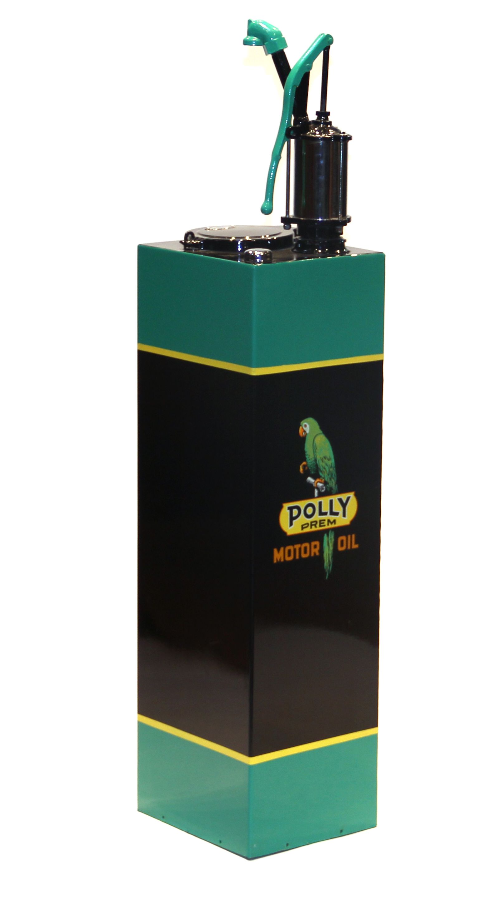 Bonhams Cars : A rare Polly Motor Oil branded 15 gallon oiler, c.30s,