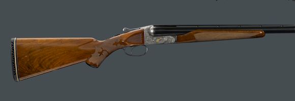 Bonhams : A 12 gauge Ithaca Grade 5E New Ithaca Double boxlock ejector ...