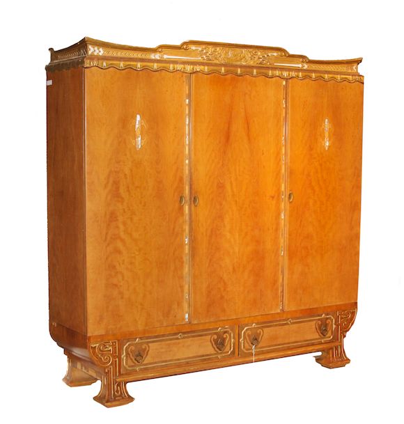 Bonhams : An Austrian parcel gilt and mother-of-pearl inlaid bedroom ...