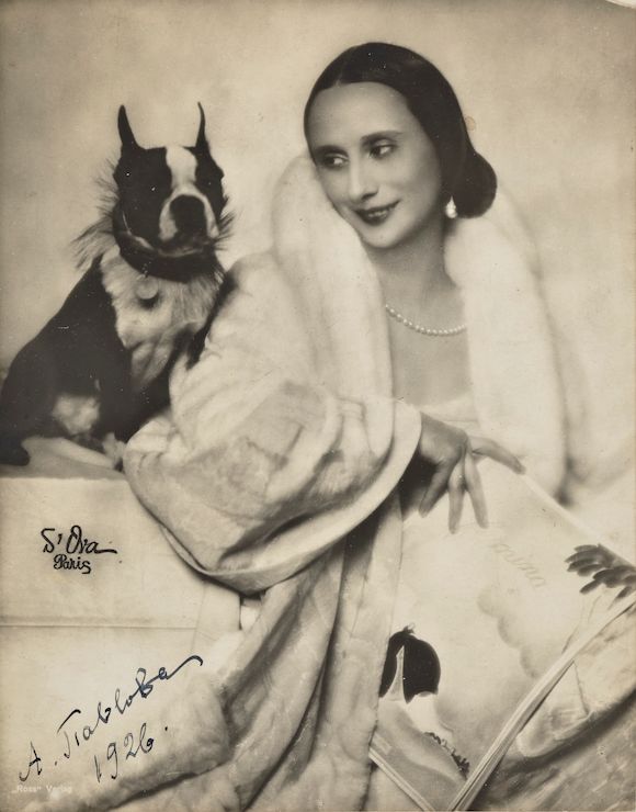 Bonhams : PAVLOVA, ANNA. 1881-1931. Photograph Signed ("A. Pavlova") in ...