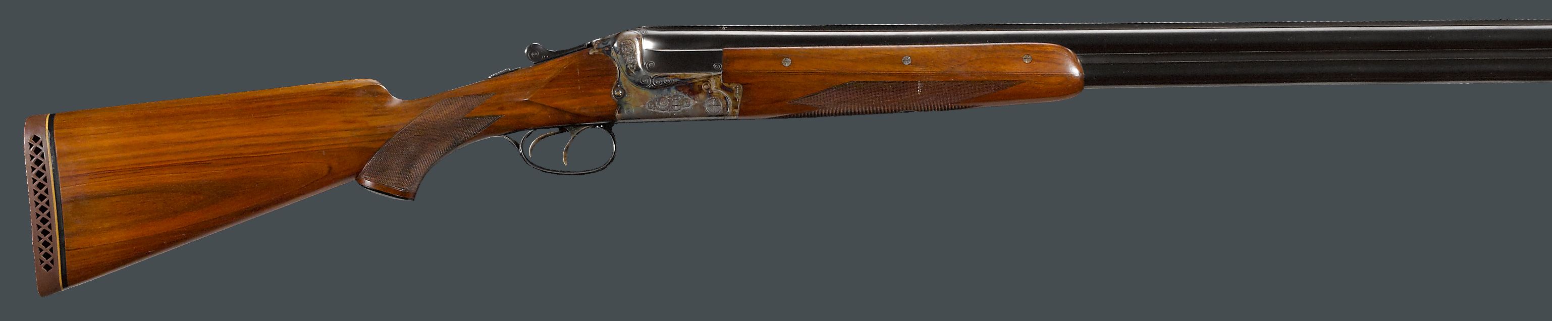 A 12 gauge Gebruder Merkel Model 200E boxlock over/under shotgun ...