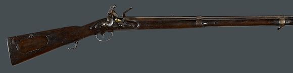 Bonhams : A U.S. Model 1817 flintlock common rifle by Henry Deringer