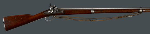 Bonhams : A scarce U.S. Model 1851 Springfield percussion cadet musket