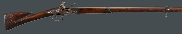 Bonhams : A Revolutionary War ear French Model 1766/68 flintlock musket ...