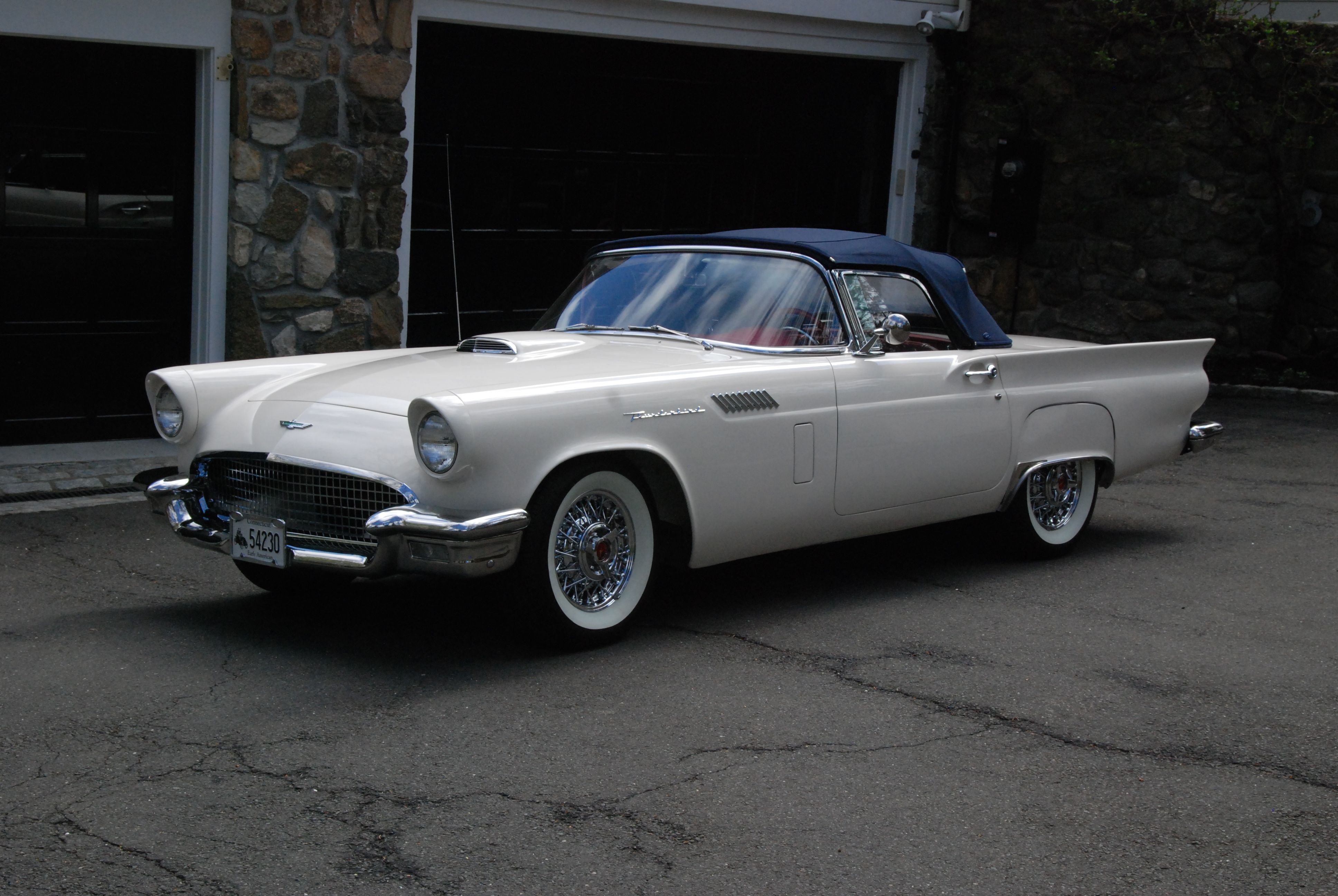 Bonhams Cars : 1957 Ford Thunderbird Roadster with Hardtop Chassis no ...