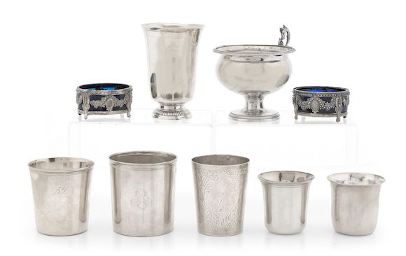 Bonhams : A collection of French silver hollowware 18th - 20th century