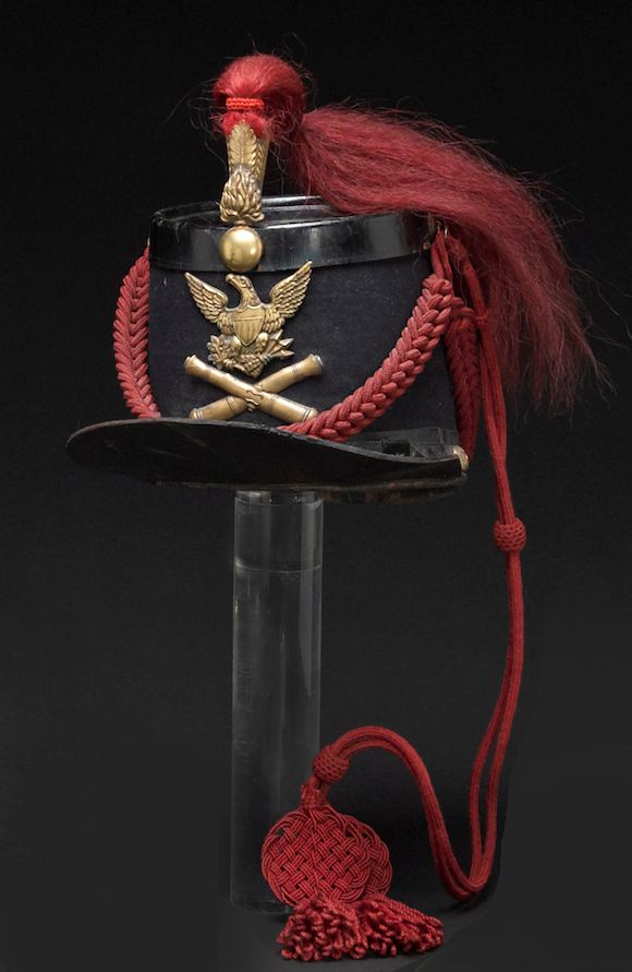 Bonhams : A U.S. Model 1864 enlistedman's light artillery shako by ...