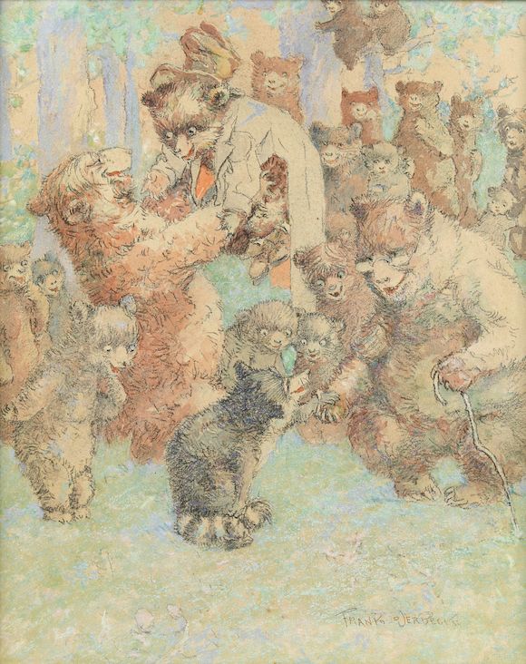 Bonhams : VER BECK, FRANK. 1858-1933. Bear Party.
