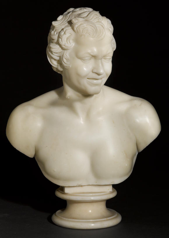 Bonhams An Italian Marble Bust Of A Faun After The Antique Late 19th
