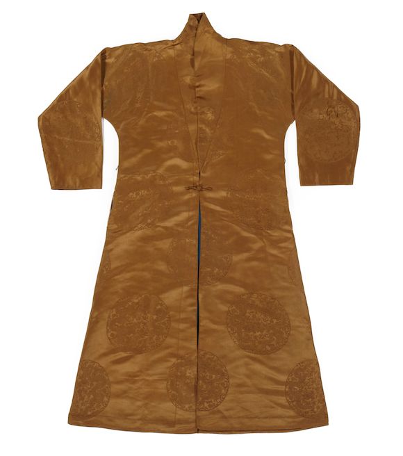 Bonhams : Two silk brocade men's informal robes Late 19th century