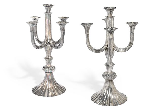 Bonhams : A pair of Josef Hoffmann for Wiener Werkstätte 935 standard ...