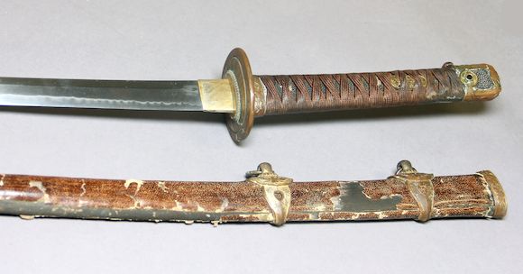 Bonhams : A Japanese Naval officer's kai-gunto