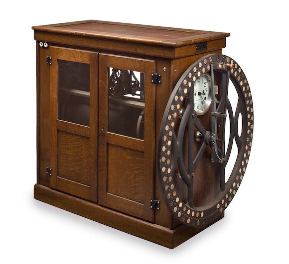 Bonhams : IBM Time Clock Computer early 20th century 35-1/2 x 42 x 17-1 ...