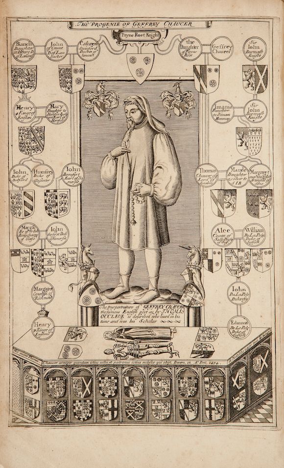Bonhams : CHAUCER, GEOFFREY. 1340?-1400. The Works of our Ancient ...