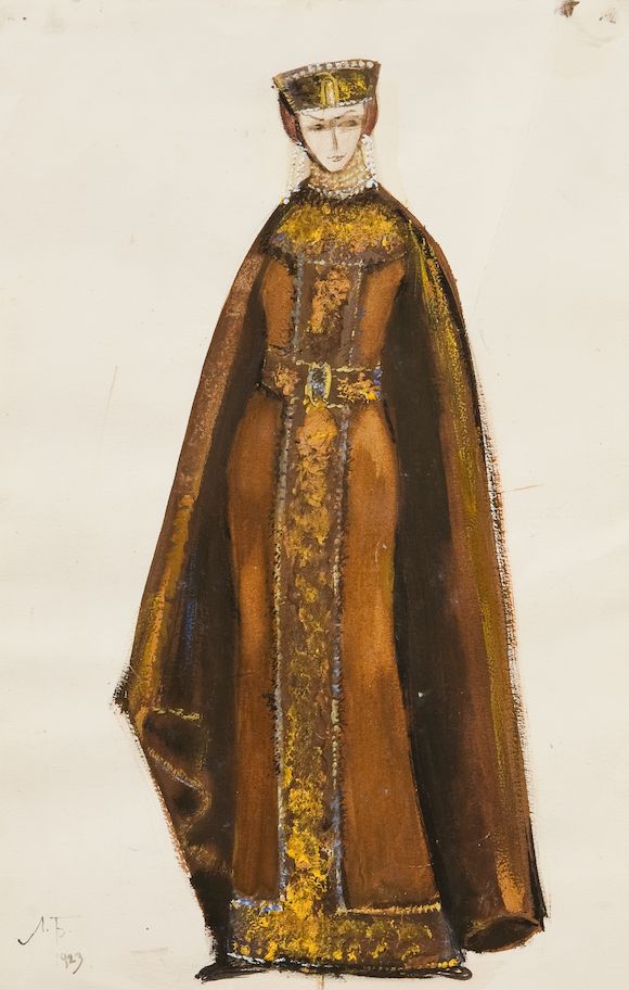 Bonhams : BRUNI, LEV. 1894-1948. Three original costume drawings ...