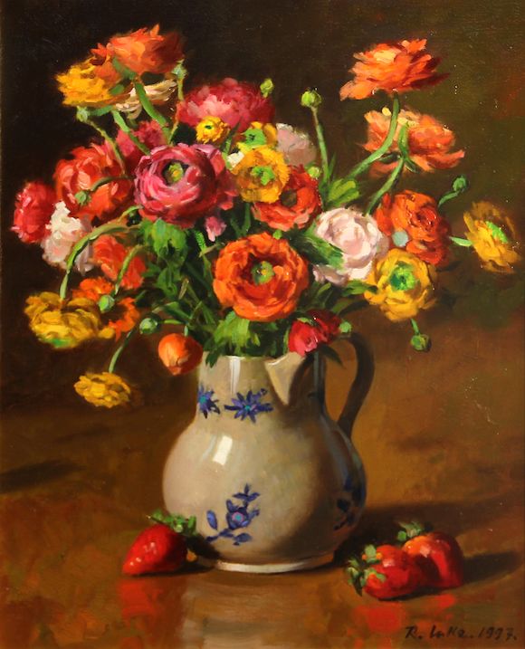 Bonhams : Randall Lake (American, born 1947) French Ranunculus, 1997 16 ...