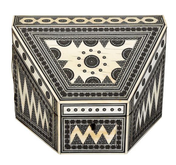 Bonhams : An Anglo Indian ivory, sadeli mosaic and sandalwood ...