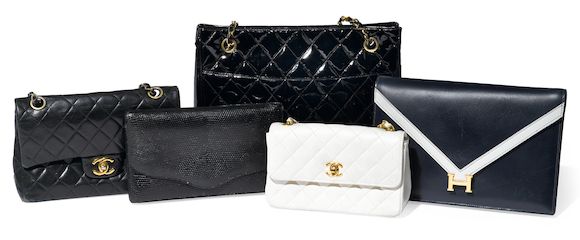 Bonhams : A group of lady's handbags