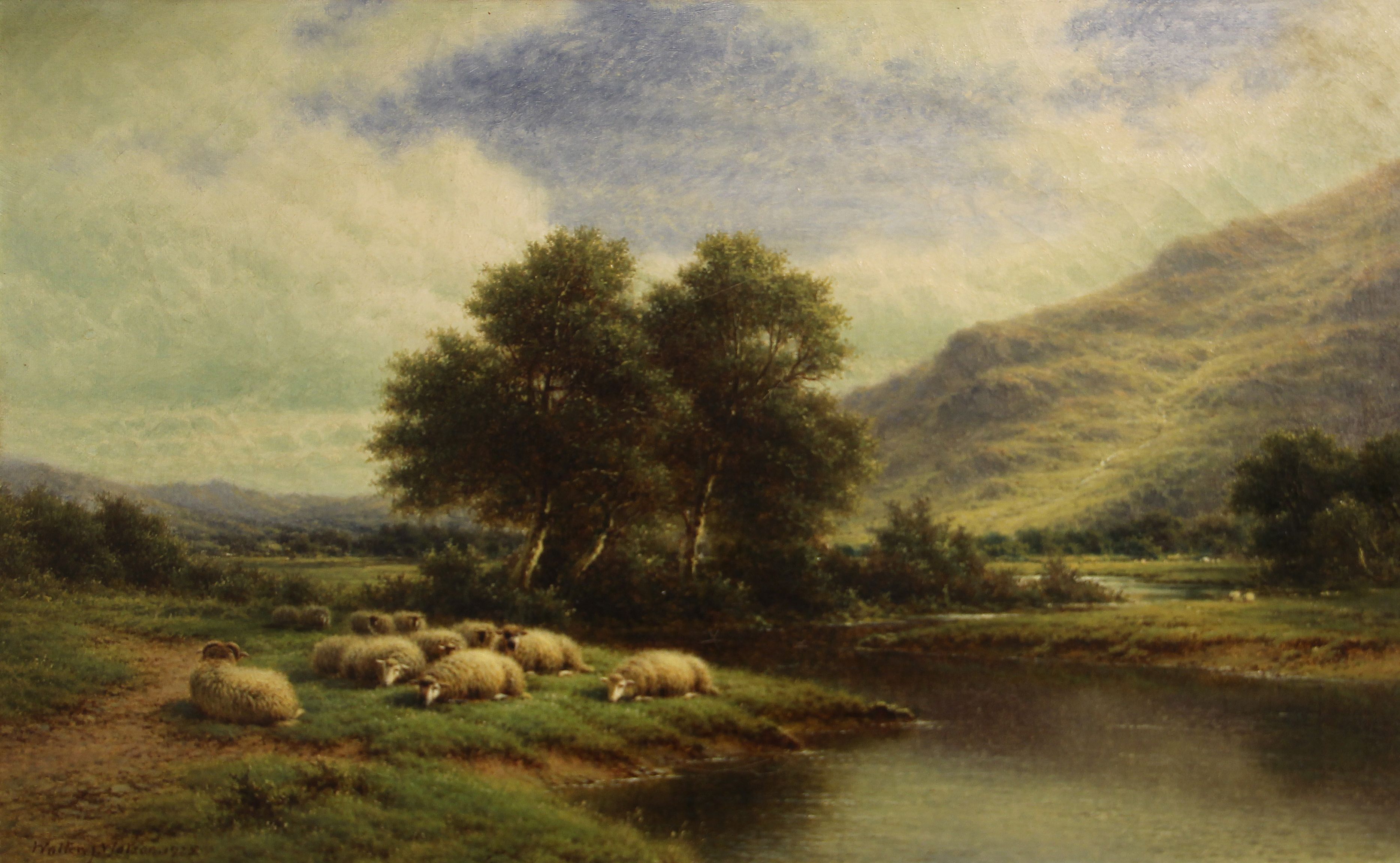 Bonhams : Walter J. Watson (British, born 1879) On the Machno, North ...