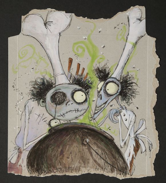Bonhams : An original conceptual watercolor from The Corpse Bride