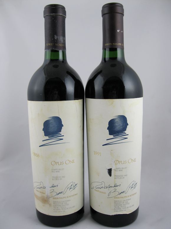 Bonhams : Opus One 1988 (1)Opus One 1991 (3)Opus One 1992 (3)Opus One ...