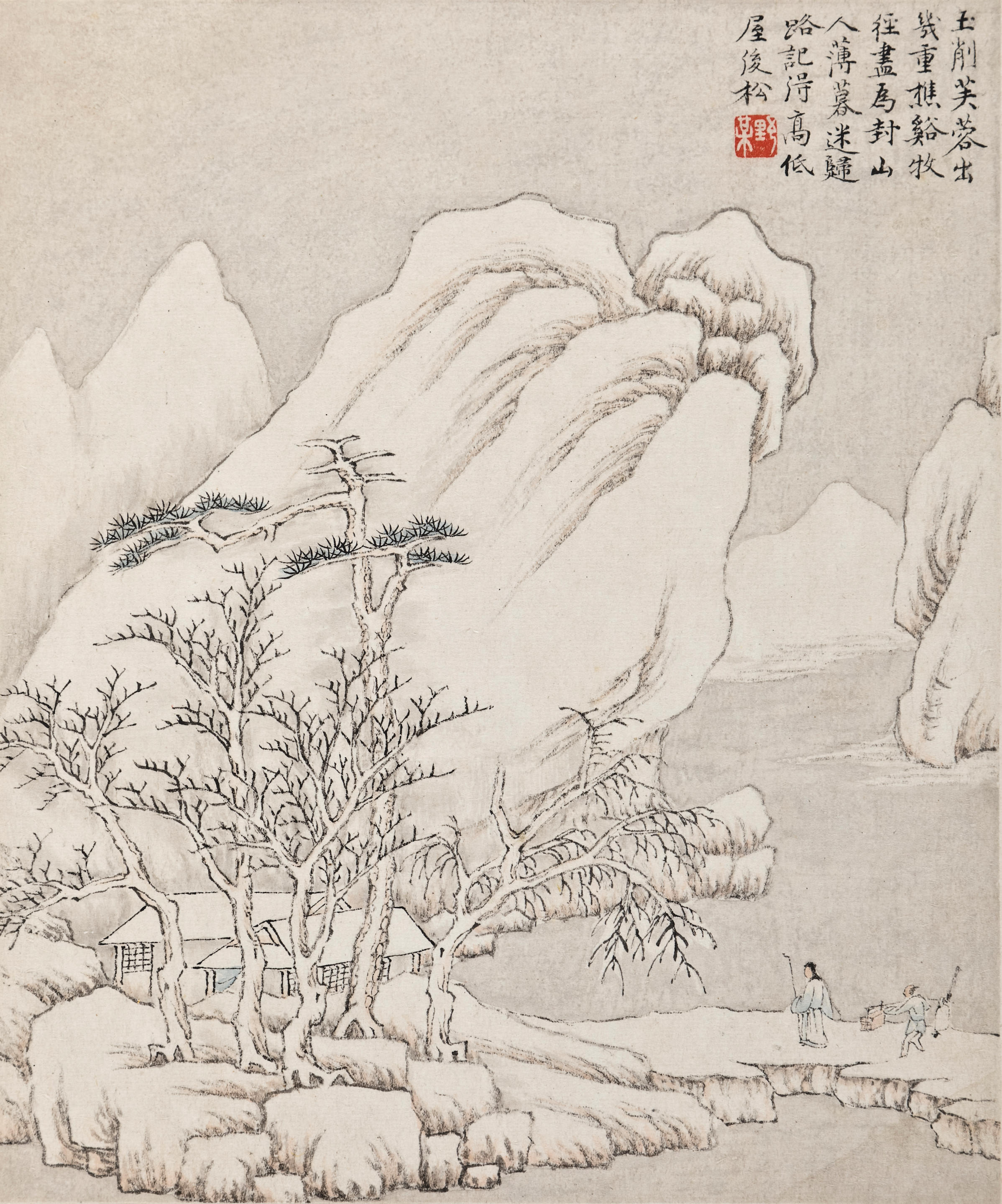 Bonhams : Yao Song (18th century), Cheng Tang (18th century) Landscapes