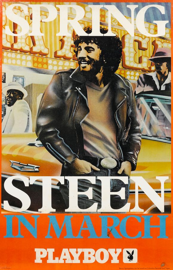Bonhams : A Bruce Springsteen authorized poster issued jointly by ...