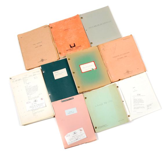 Bonhams : A group of comedy and drama scripts
