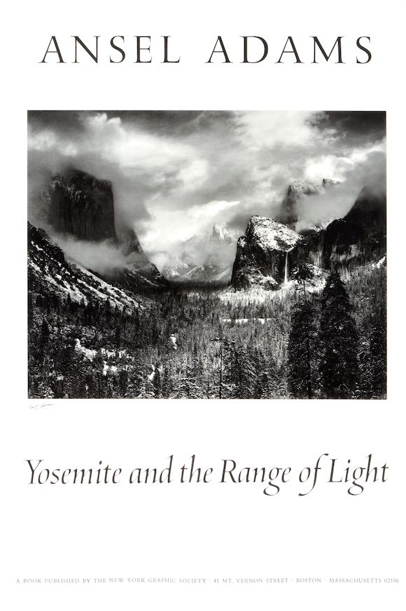 Bonhams : Ansel Adams (American, 1902-1984); Yosemite and the Range of ...