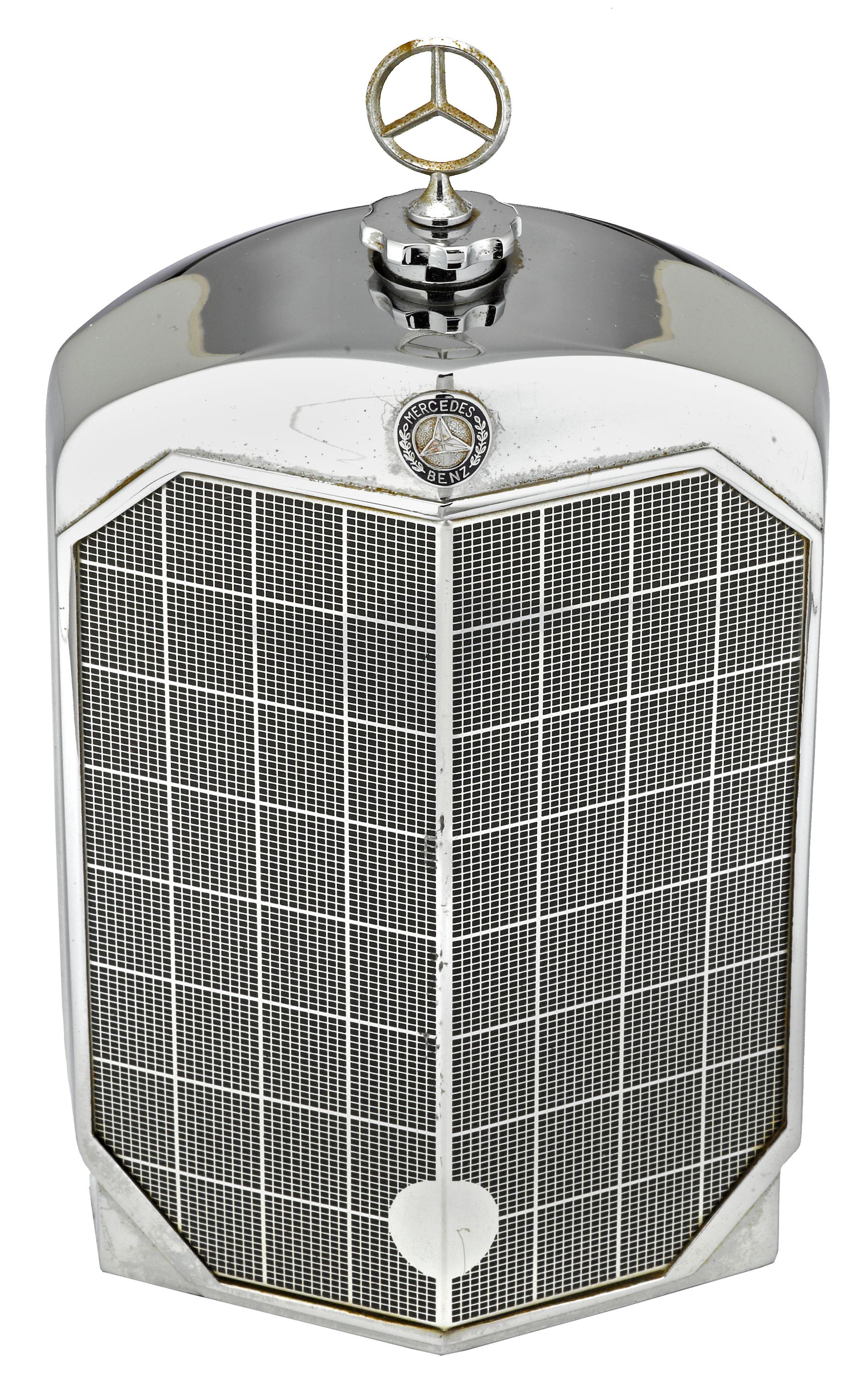 Bonhams Cars : A Mercedes-Benz radiator decanter by Ruddspeed, British ...
