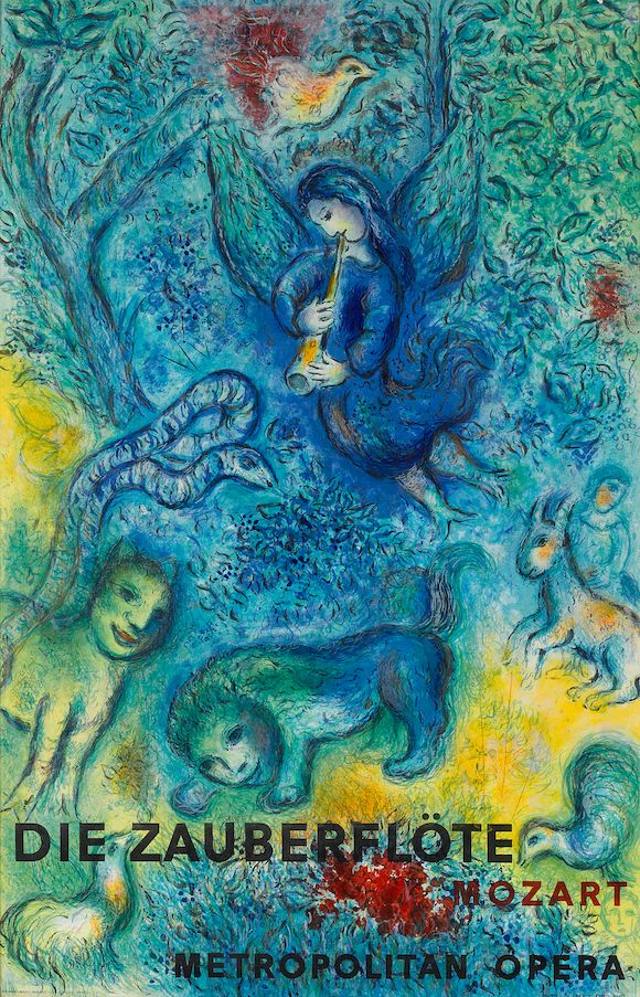 Bonhams : After Marc Chagall (Russian/French, 1887-1985); by Charles Sorlier The Magic Flute;