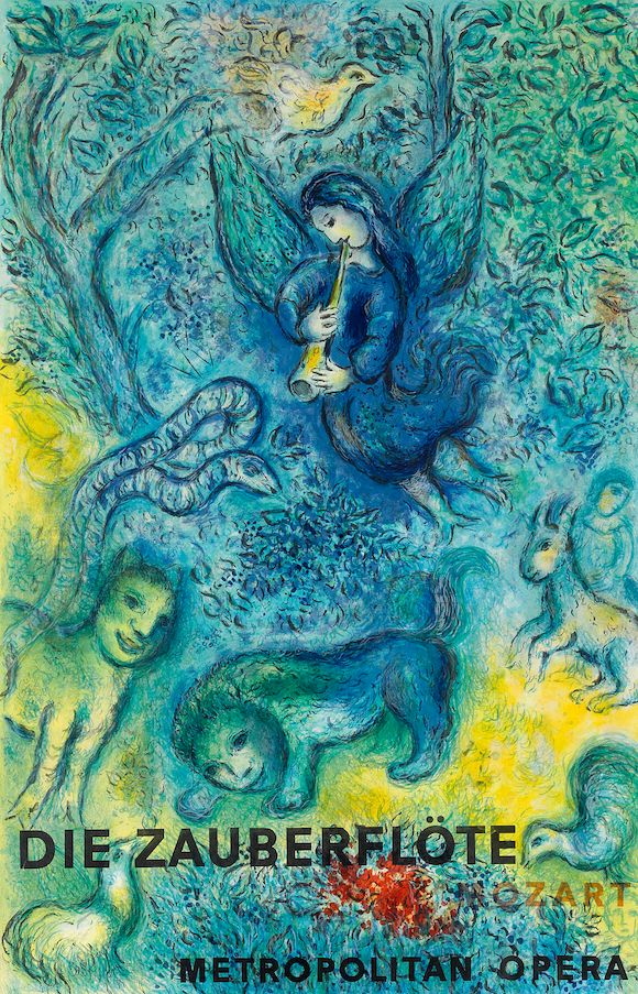 Bonhams : After Marc Chagall (Russian/French, 1887-1985); by Charles Sorlier The Magic Flute;