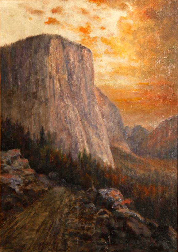 Bonhams : William H. Hillard (American, 1836-1905) El Capitan, Yosemite ...