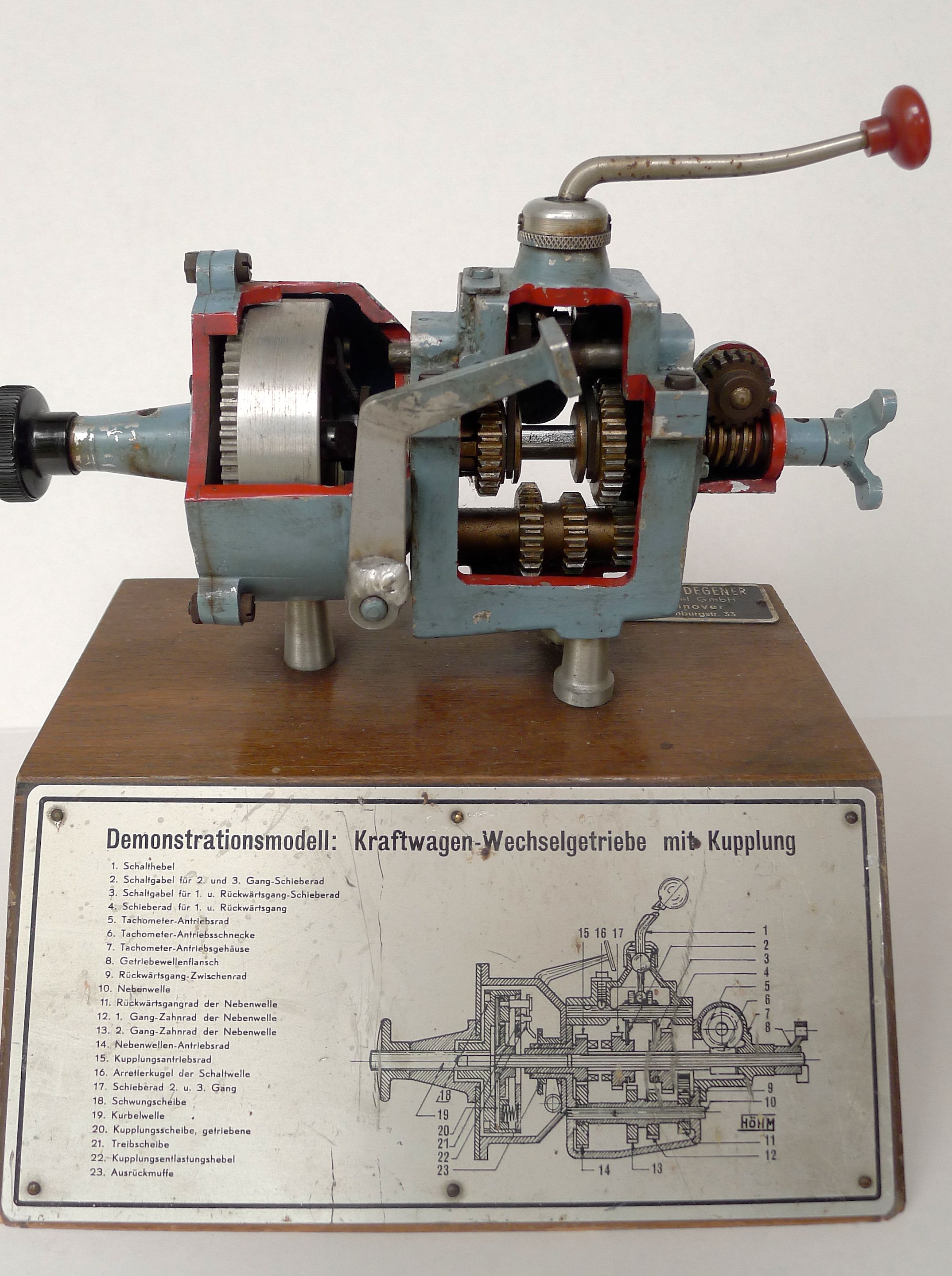 Bonhams Cars : A Working German Transmission Demonstration Model,