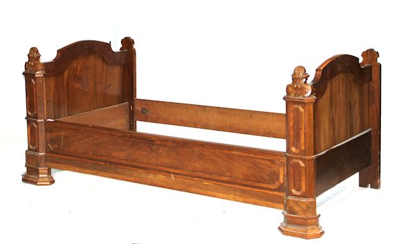 Bonhams : A Gothic style walnut daybed second half 19th century