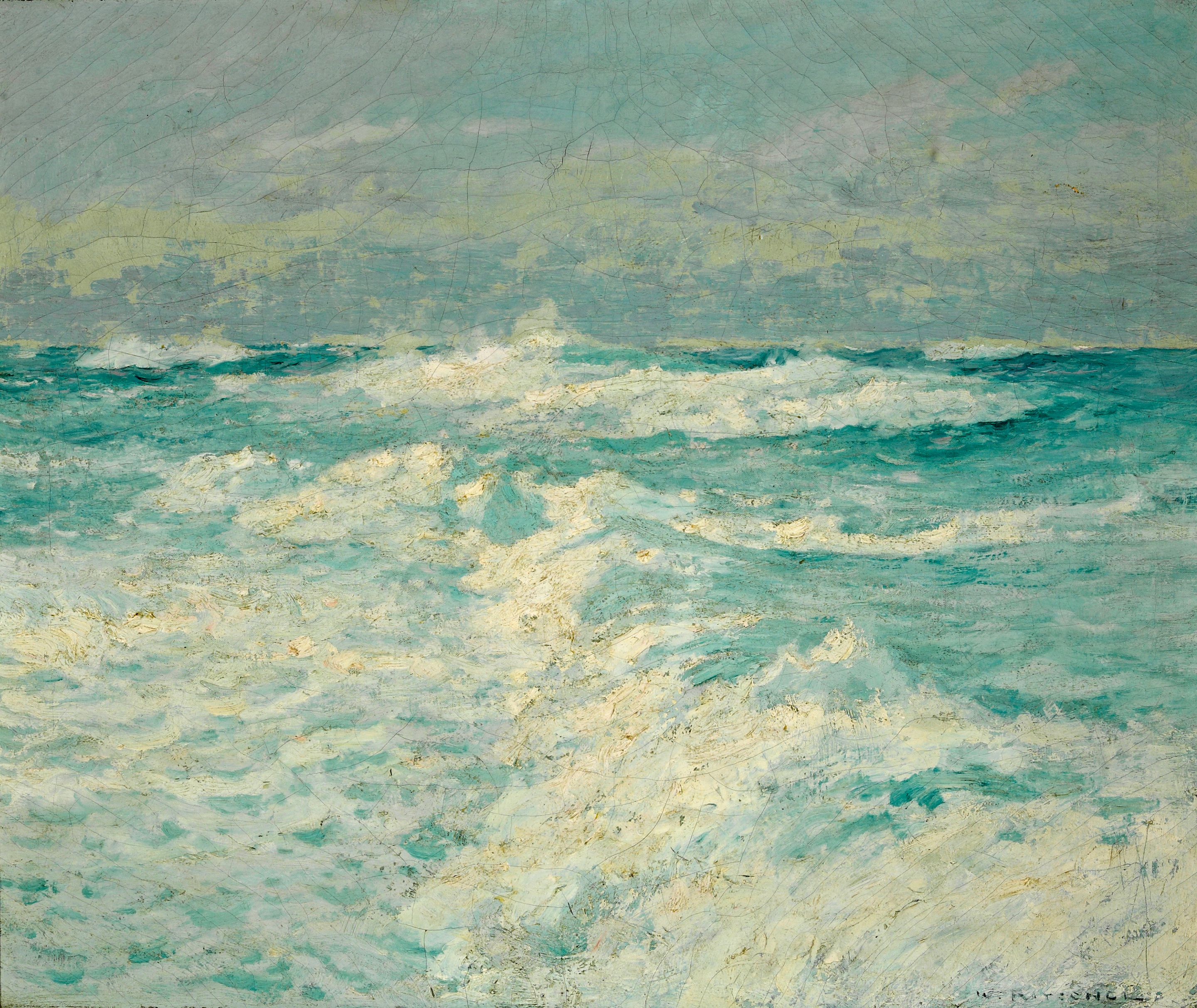 Bonhams : William Frederick Ritschel (American, 1864-1949) Waves ...
