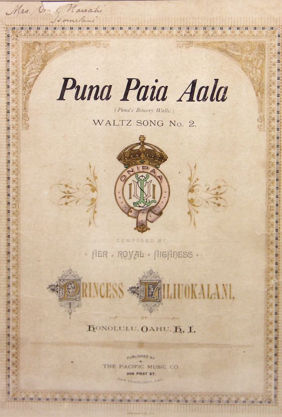 Bonhams : LILIUOKALANI, PRINCESS LYDIA.