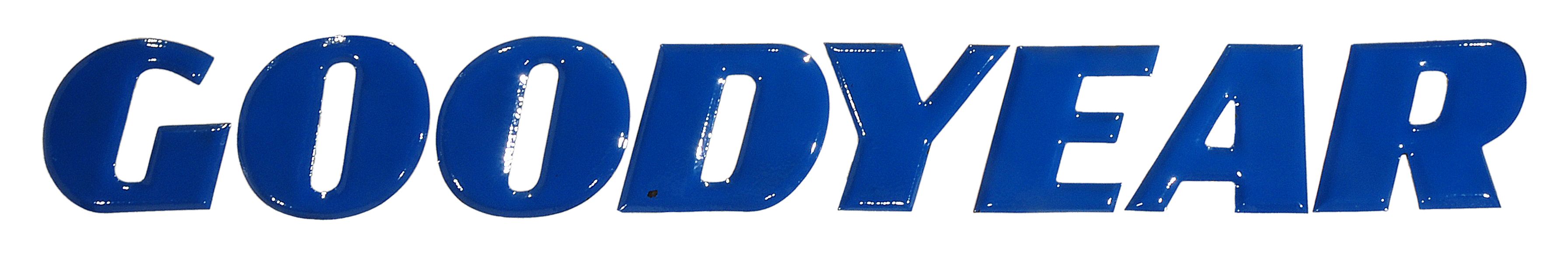 Bonhams Cars : A set of 'Goodyear' tires letters,