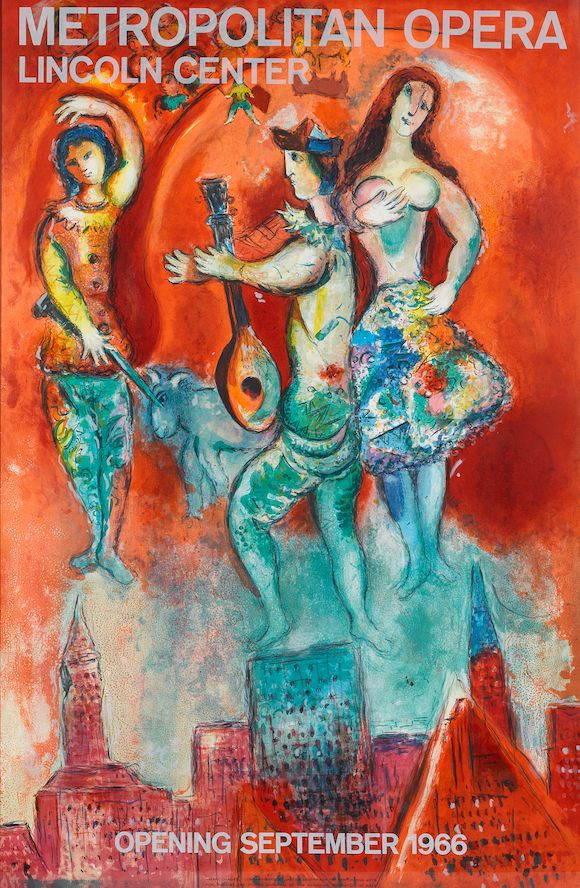 Bonhams : After Marc Chagall (1887-1985); by Charles Sorlier Carmen;