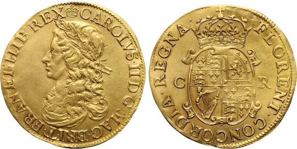 Bonhams : Charles II, 1660-1685, Gold Unite