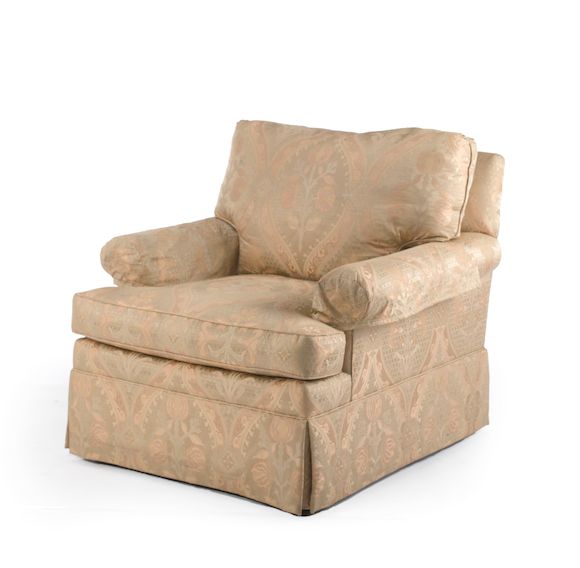 Bonhams : A contemporary paisley upholstered club chair